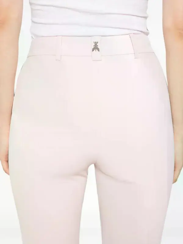 Patrizia Pepe Rose Crepe Slim-fit Trousers