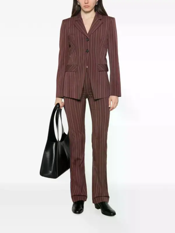 Patrizia Pepe Pinstripe-pattern Single-breasted Blazer