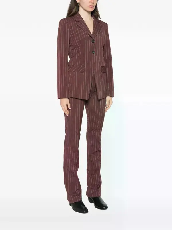 Patrizia Pepe Pinstripe-pattern Single-breasted Blazer