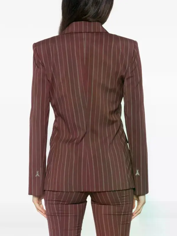 Patrizia Pepe Pinstripe-pattern Single-breasted Blazer