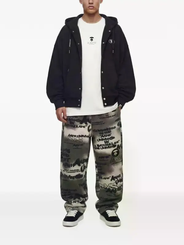 AAPE BY *A BATHING APE Graffiti-print Aapeunvs Track Pants