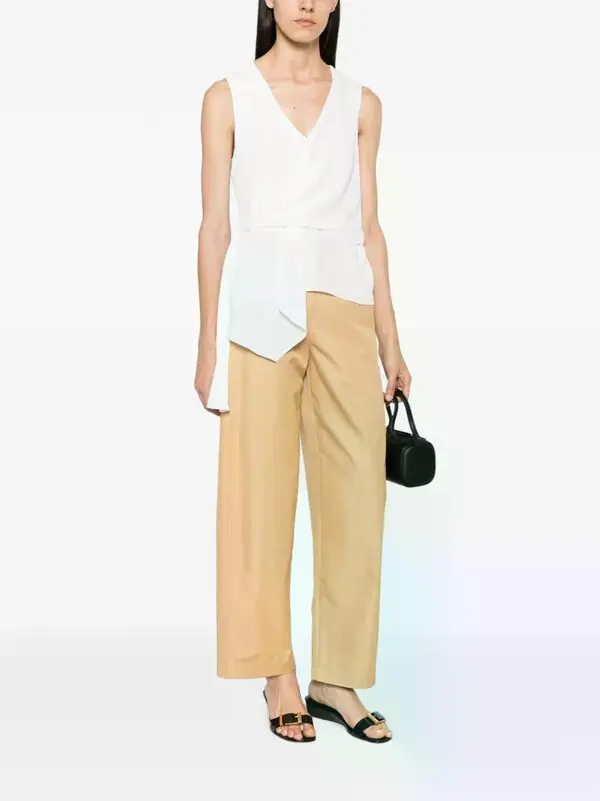 Patrizia Pepe Mustard Cargo Trousers