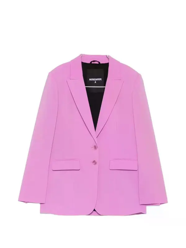 Patrizia Pepe Buttoned Single-breasted Blazer