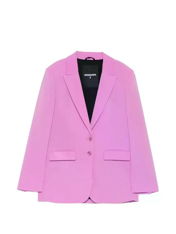 Patrizia Pepe Buttoned Single-breasted Blazer
