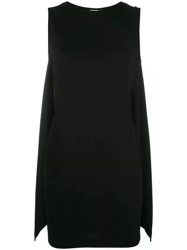 Dsquared2 Fitted Cape Style Dress