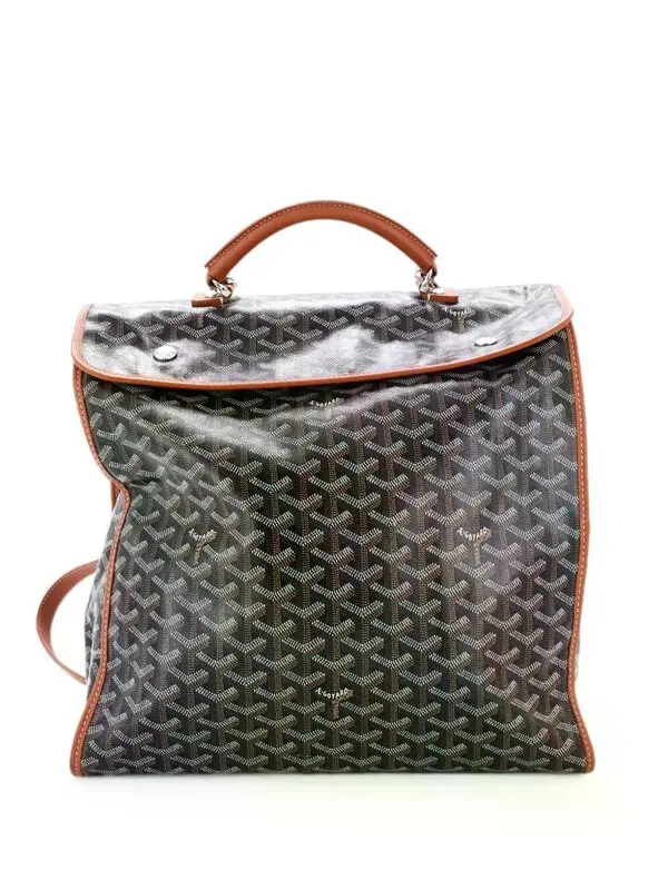 Goyard Saint Leger Briefcase Coated Canvas Backpack
