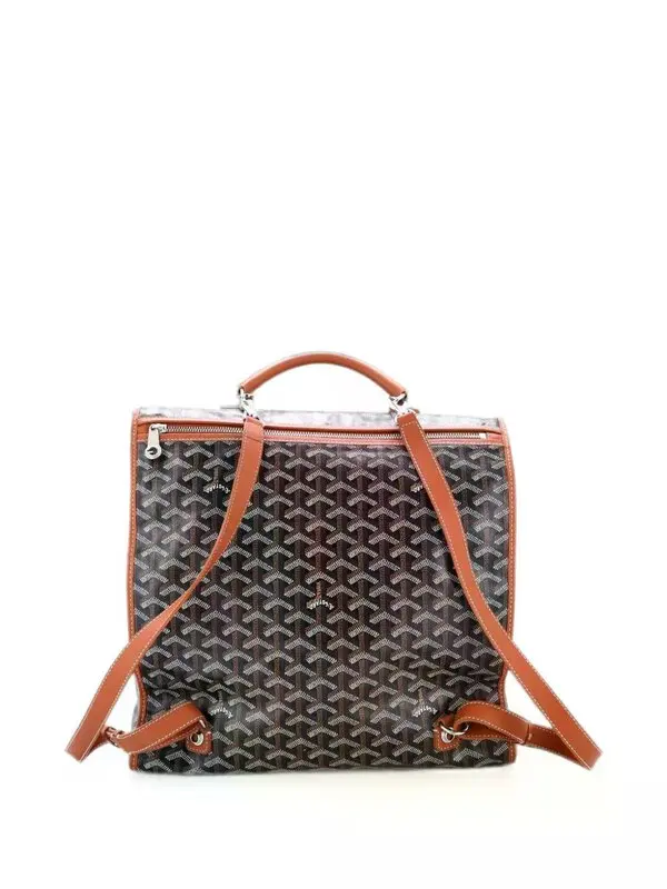 Goyard Saint Leger Briefcase Backpack - Brown