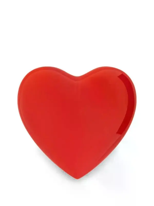 Moschino Heart-motif Clip-on Earrings - Red