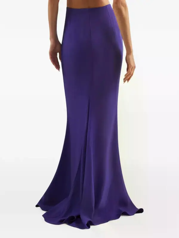 TALLER MARMO Silver Screen Maxi Skirt