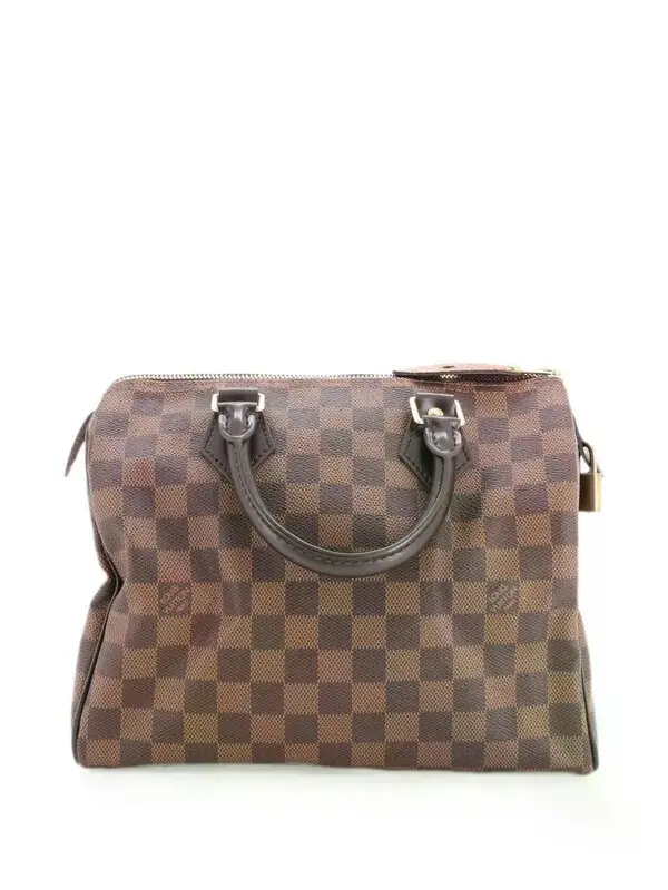 LOUIS VUITTON Speedy 25 Satchel Handbag - Brown