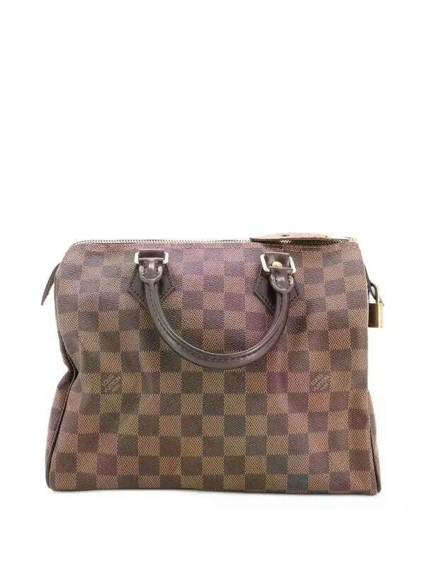 LOUIS VUITTON Speedy 25 Satchel Handbag - Brown