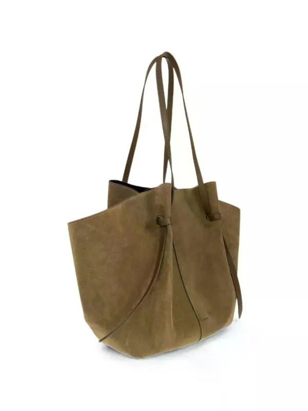 Yuzefi Xl Mochi Suede Tote Bag - Brown