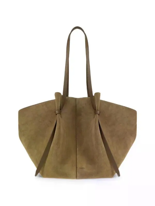 Yuzefi Xl Mochi Suede Tote Bag - Brown