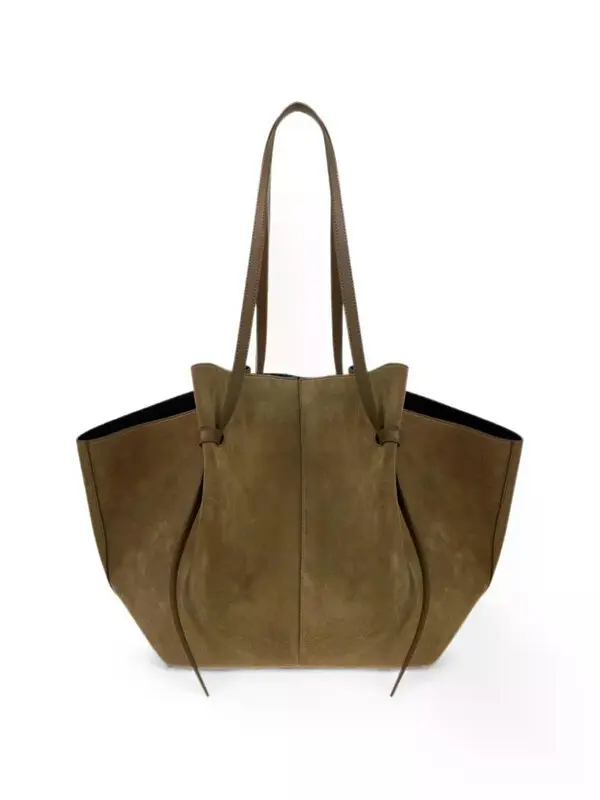 Yuzefi Xl Mochi Suede Tote Bag - Brown