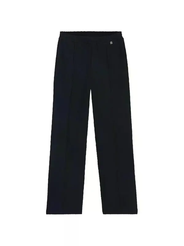 Hugo Nadrid Straight-fit Tracksuit Bottoms In Diamond Jacquard - Blue