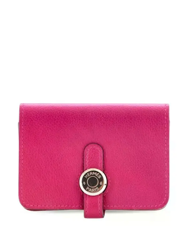 Hermès Dogon Evercolor Card Holder - Pink