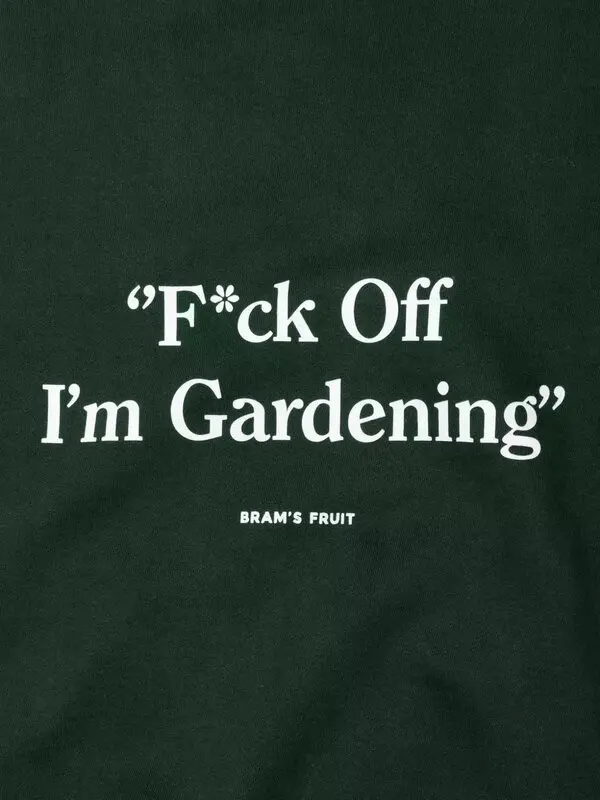 BRAM’S FRUIT Slogan-print Cotton T-shirt