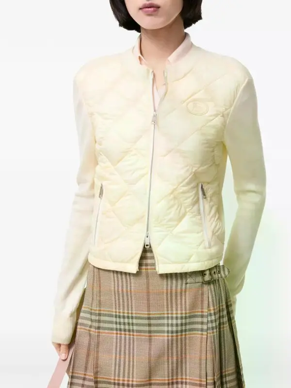 Burberry Quilted Nylon And Wool Jacket