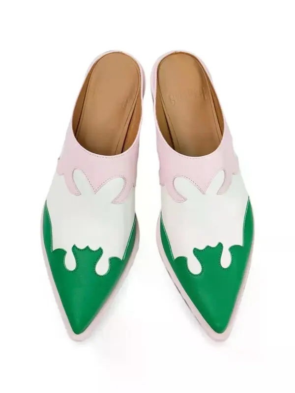 Camper Anitas Panelled Leather Mules