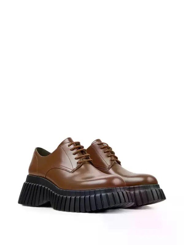 Camper Pix Bcn Platform Derby Shoes - Brown