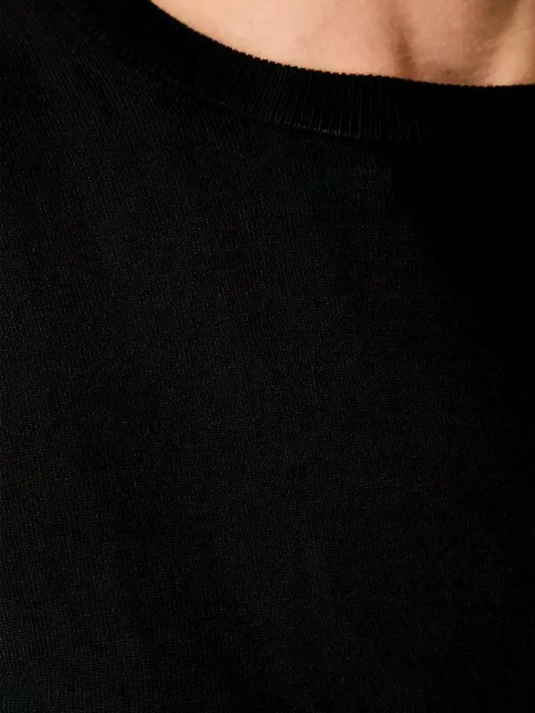 TRUSSARDI Fine-knit Round-neck Sweater