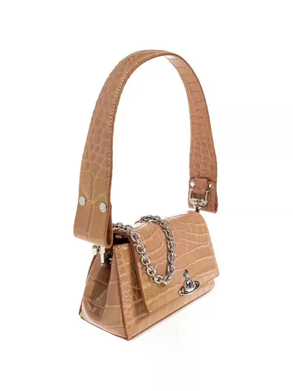 VIVIENNE WESTWOOD Hazel Croc-effect Mini Tote Bag