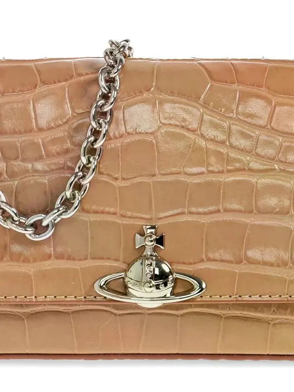 VIVIENNE WESTWOOD Hazel Croc-effect Mini Tote Bag