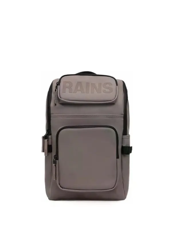 Rains Texel Cargo Logo-print Backpack - Neutrals