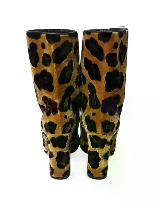 Dolce & Gabbana Leopard-print Calf Boots