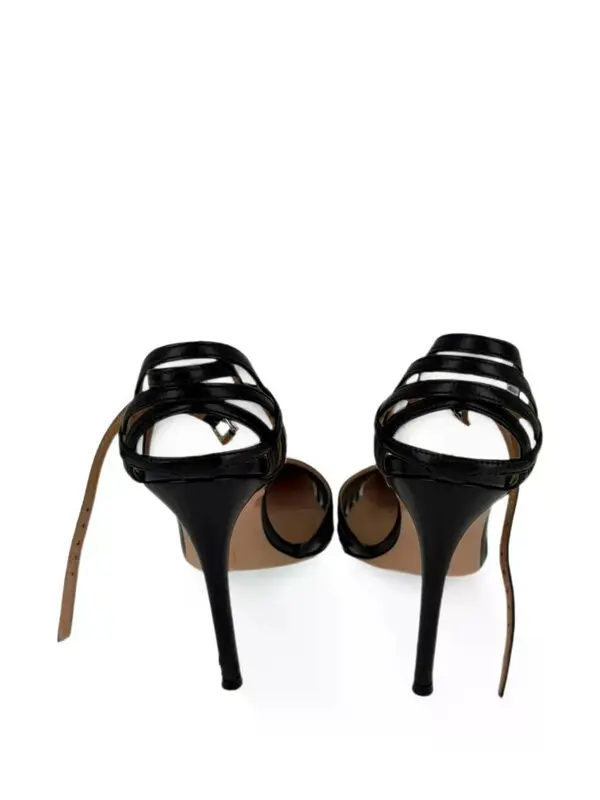 GIANVITO ROSSI Caged Ankle-strap Pumps
