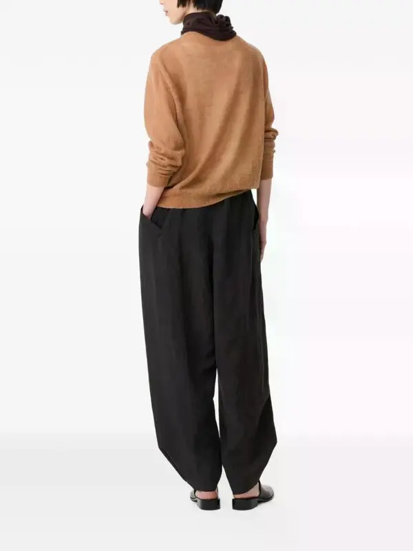 Studio Nicholson Callen Crew-neck Cardigan - Brown