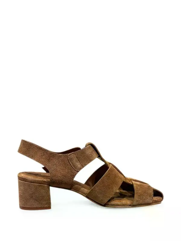 CALCE Buckle-fastening Leather Sandals