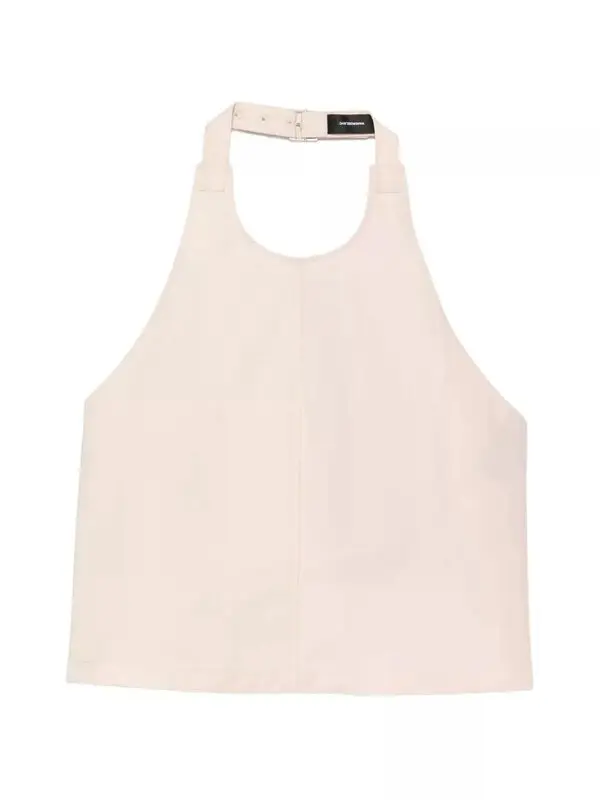 Wardrobe.NYC X Rhw Halterneck Backless Top - Neutrals