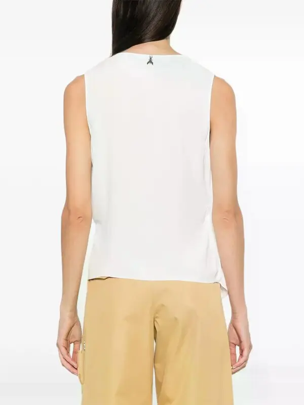 Patrizia Pepe Asymmetric Wrap Blouse