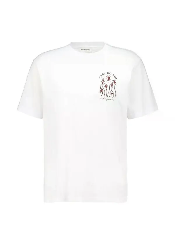 Frescobol Carioca Dinid Graphic-print Boxy-fit T-shirt - White