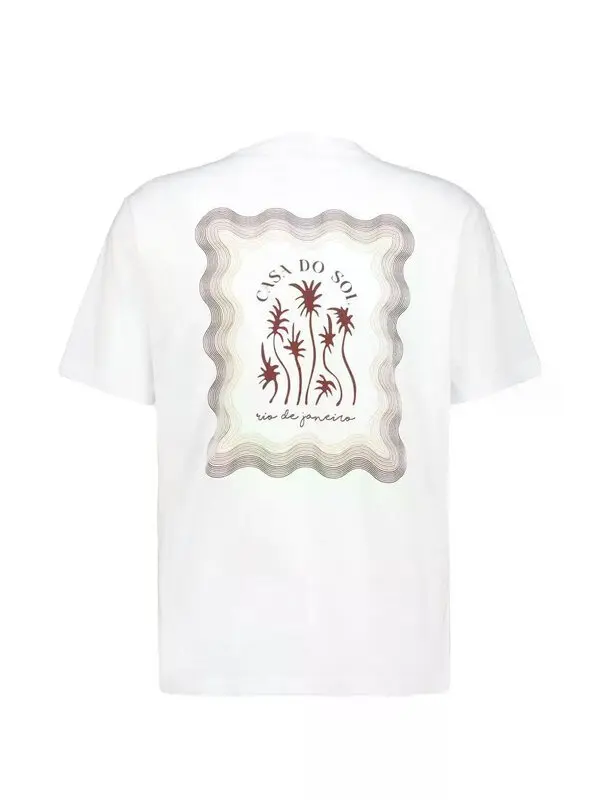 Frescobol Carioca Dinid Graphic-print Boxy-fit T-shirt