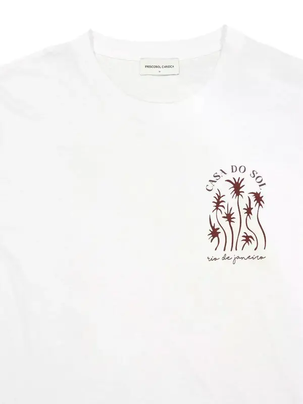 Frescobol Carioca Dinid Graphic-print Boxy-fit T-shirt