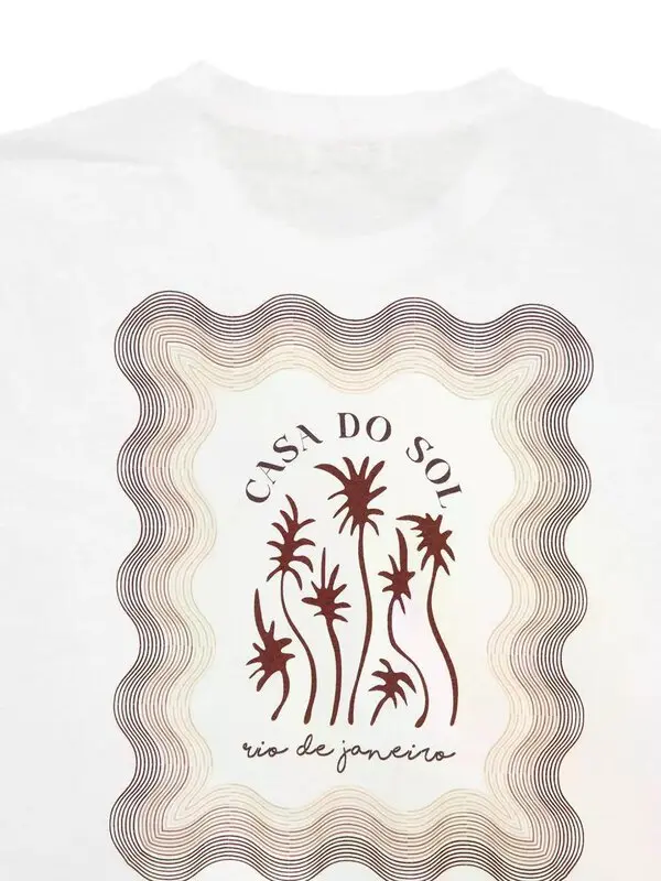 Frescobol Carioca Dinid Graphic-print Boxy-fit T-shirt