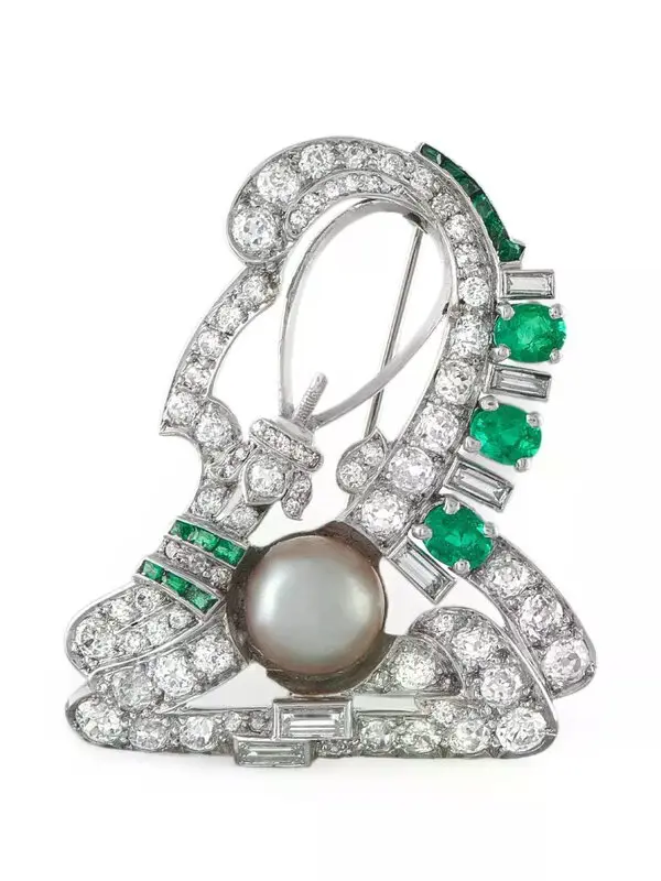 LB EXCLUSIVE Multi-stones Brooch - Silver