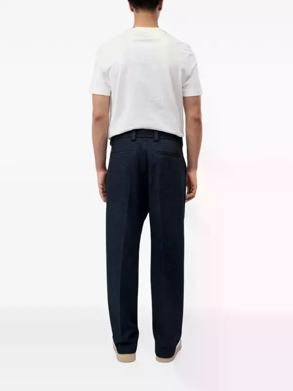 Hugo Modern-fit Stretch Trousers With Digital Print And Drawcord Waist