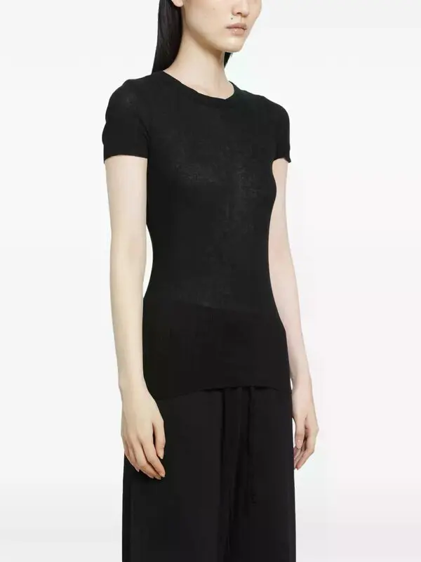 JAMES PERSE Cashmere Short-sleeve T-shirt - Black