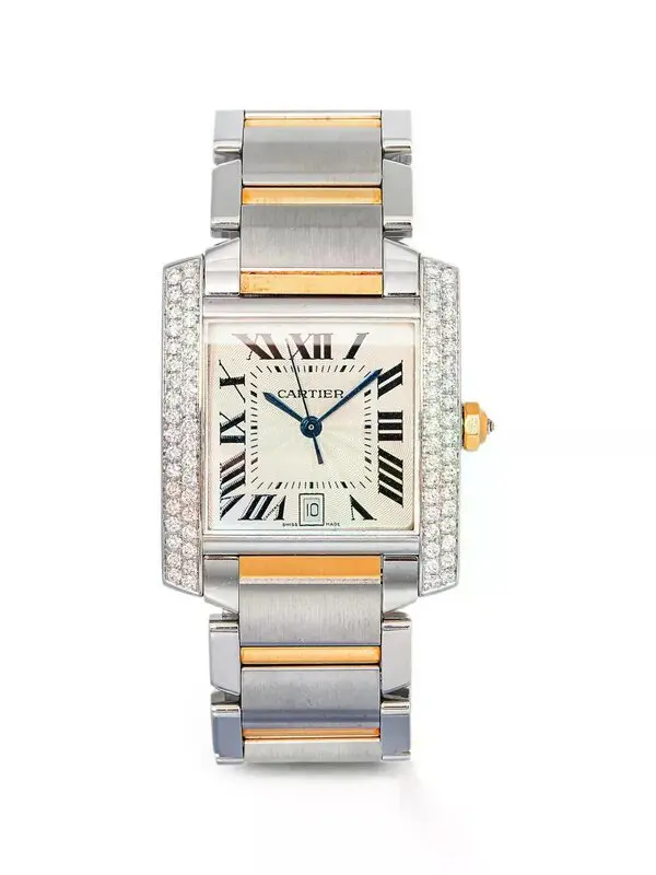 Cartier Tank Française 28mm Watch - White