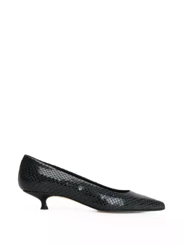 AeydĒ Cari Snakeskin-effect Pumps