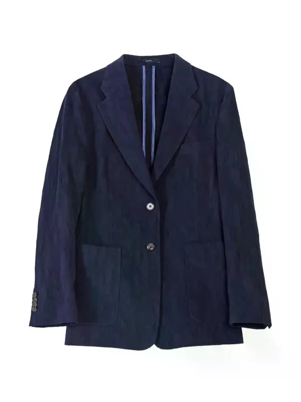 Paul Smith Seersucker Single-breasted Suit Jacket