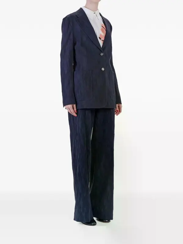 Paul Smith Seersucker Single-breasted Suit Jacket