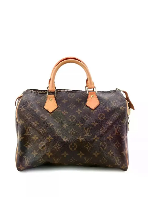 LOUIS VUITTON Speedy Monogram Canvas 30 Satchel Handbag