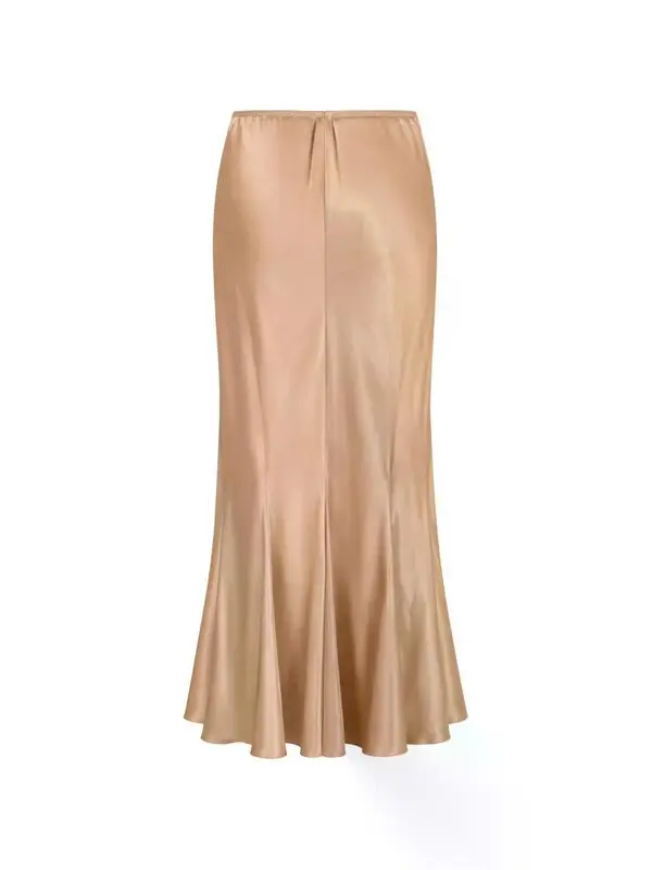 Fabiana Filippi Satin Finish Flared Maxi Skirt