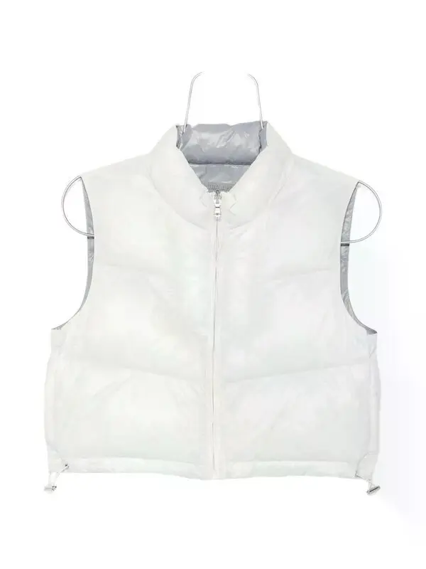 Patrizia Pepe Reversible Padded Vest - Grey