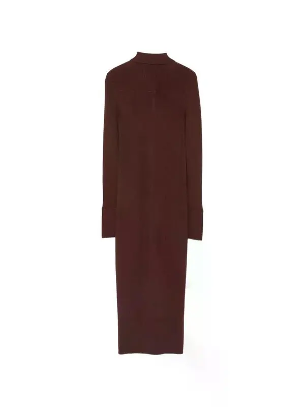 Patrizia Pepe Ribbed Toggle-fastening Cardigan