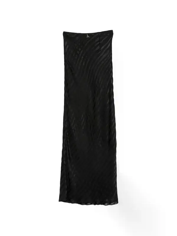 Patrizia Pepe Diagonal-stripe Maxi Skirt